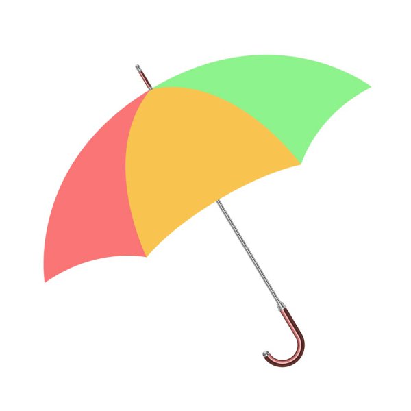 Free Vector Multicolor Umbrella PNG - freepng