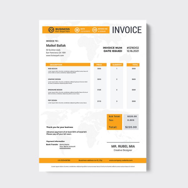 simple orange color template - freepng