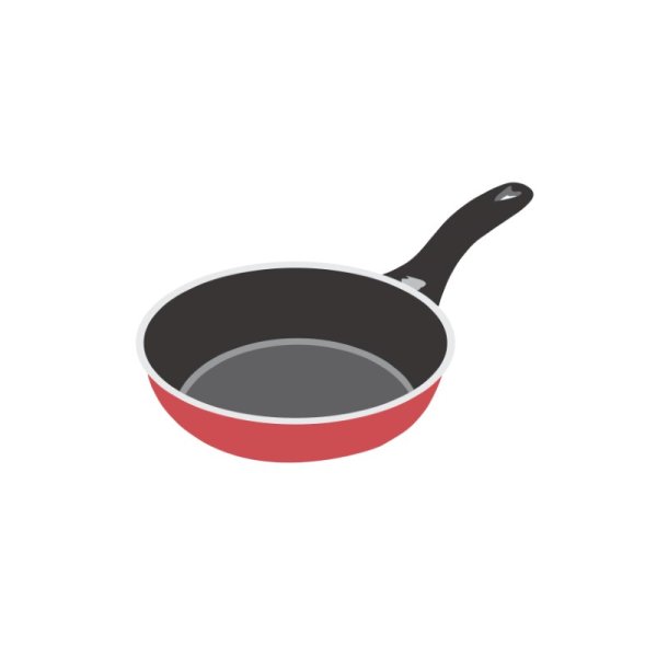 Non stick cast iron frying pan cook vector - freepng