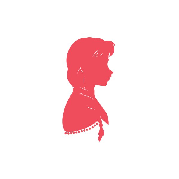 Free vector silhouette anna sideview - freepng