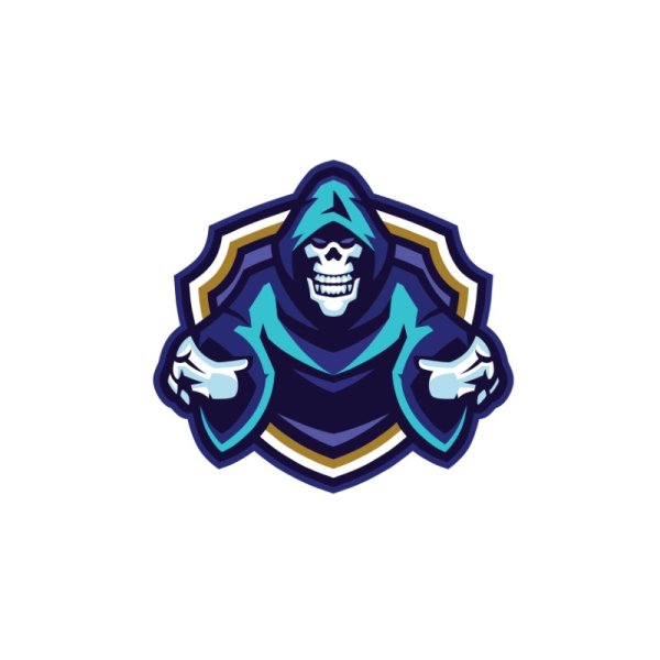 Grim Reaper crest illustration - freepng