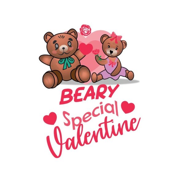 Beary special valentine couple bear vector - freepng