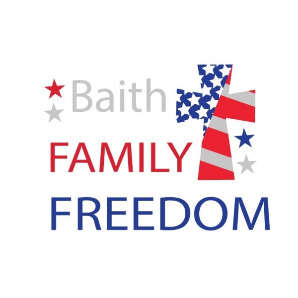 Baith family freedom vector lettering typography - freepng