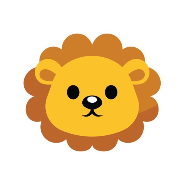 Lion face cartoon png, Cartoon cute lion vector - freepng