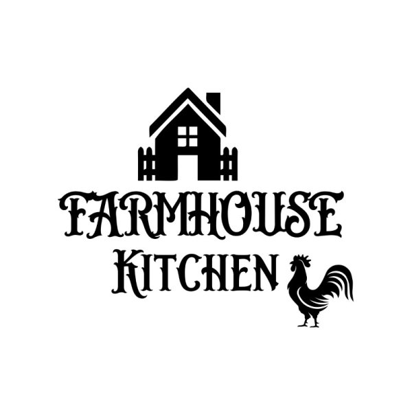 Farmhouse kitchen sticker design - freepng
