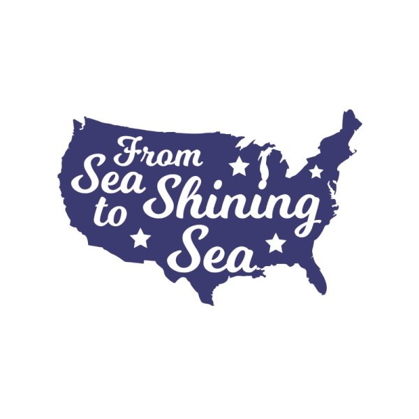From sea shining to sea vector map of usa - freepng