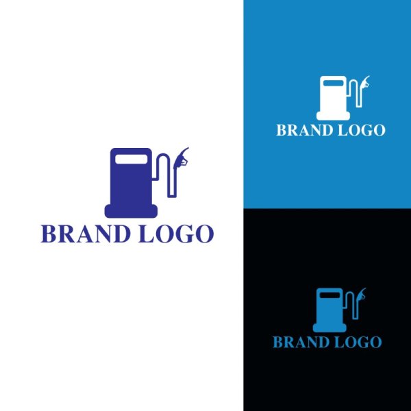 Gas station icon logo template - freepng