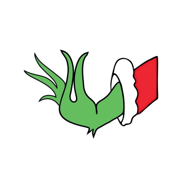 Grinch hand gesture cartoon vector png - freepng