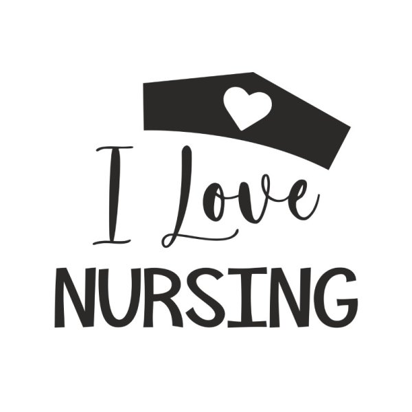 I love nursing vector artwork for posters cards png - freepng