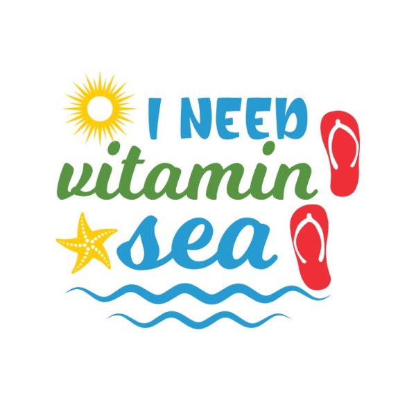 I need vitamin sea summer vacation handmade lettering png - freepng