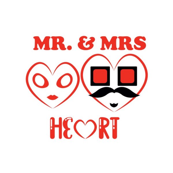 Mr mrs heart funny valentine day vector png - freepng