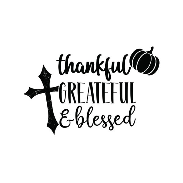 Halloween png thankful grateful & blessed vector - freepng