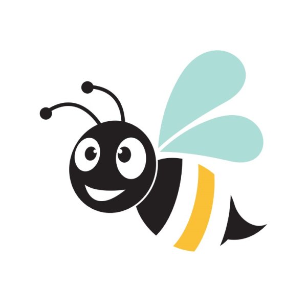 Funny bee png happy bee insect cartoon vector - freepng