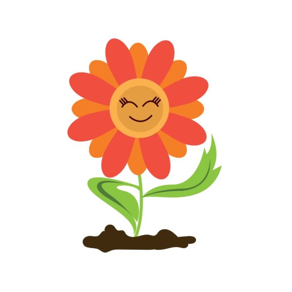 Smiling sunflower vector png - freepng