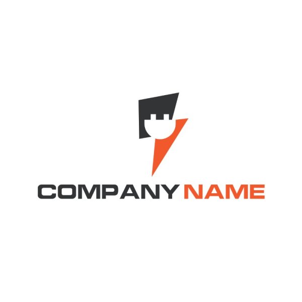 Electricity logo png orange black plus switch vector - freepng