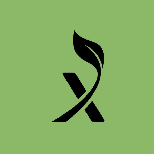 X Initial PNG Alphabet Leaf Icon Vector - freepng