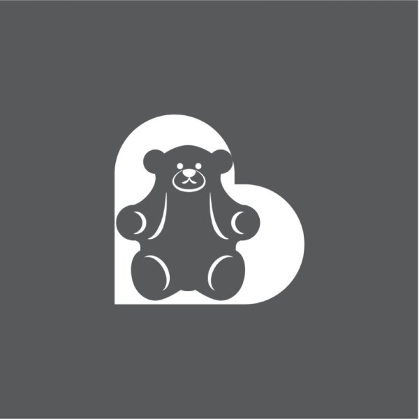 Teddy Bear Mascot PNG Grey Teddy With Heart Vector Teddy Day - freepng