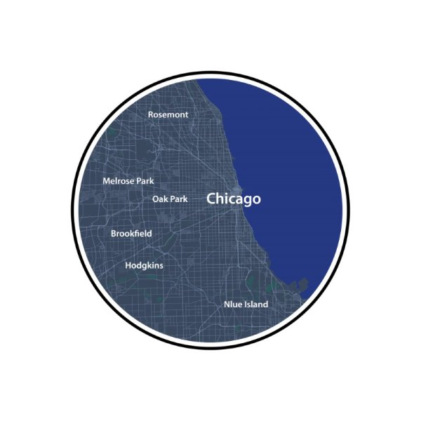 Chicago Satellite Map PNG Location Map Icon Vector - freepng