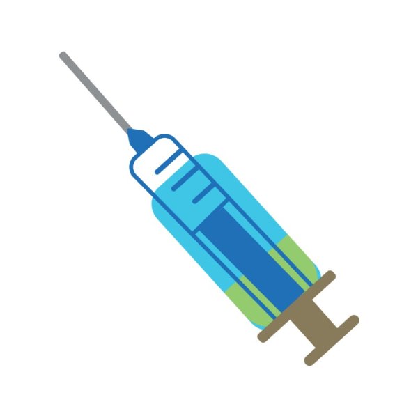 Injection PNG Hospital Equipments Blue Color Vector - freepng