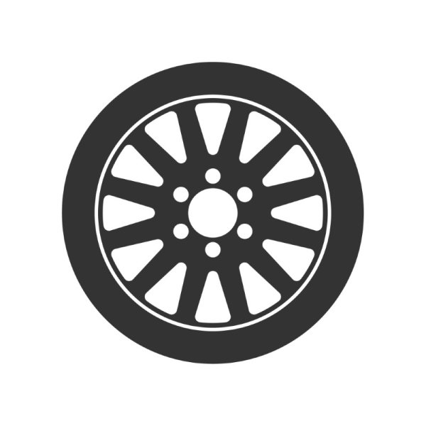 Tyre PNG Black Color Vehicle Tyre Silhouette Vector - freepng