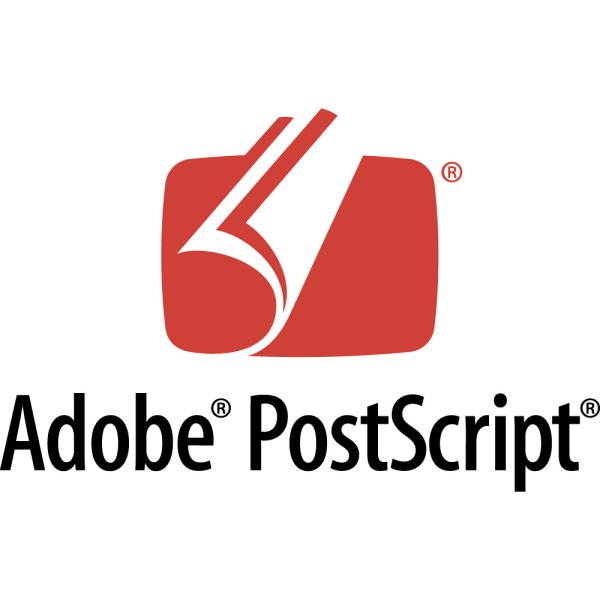 Adobe PostScript logo vector|Adobe PostScript page description language ...