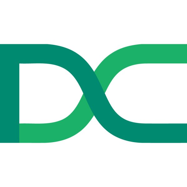 Decent DCT Logo Vector PNG | Minimalist intertwined DC monogram - freepng