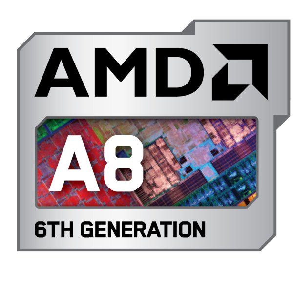 AMD A8 6th Generation Processor Badge | Silver Metallic AMD A8 Logo ...