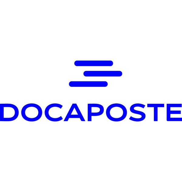 Docaposte Logo Vector Png | Minimalist blue wordmark logo | Streamlined ...