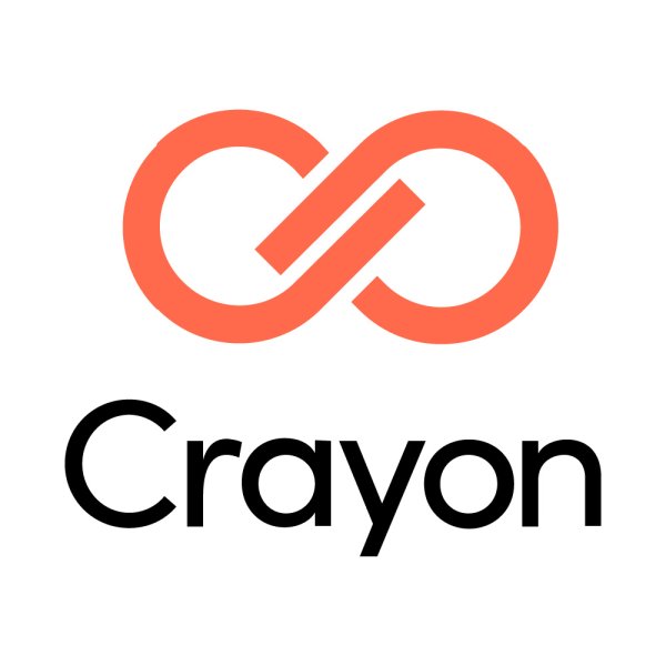 Crayon Logo Vector PNG | Modern Infinity Loop Emblem - freepng