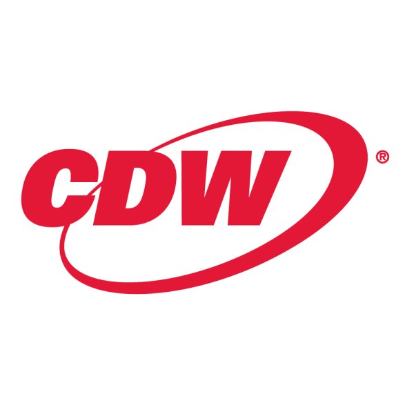 CDW red wordmark with dynamic swoosh | Bold CDW technology solutions ...